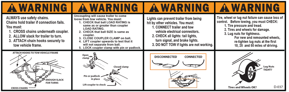 Trailer Safety Decals – Page 2 – My Store