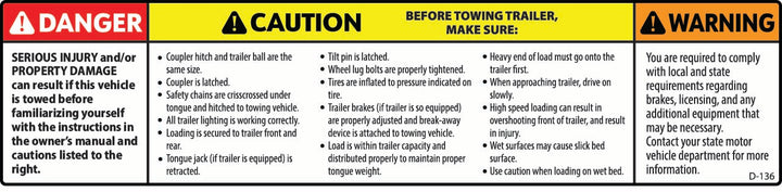 Trailer Safety Decals – Page 3 – My Store